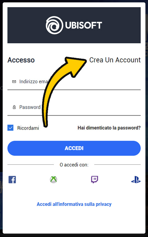 Come Creare Un Account Ubisoft Connect / Ubisoft